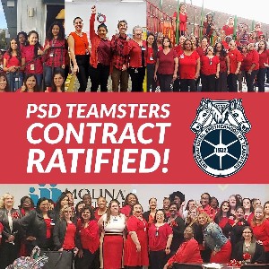 PSD Teamsters Vote YES to Ratify Strong Contract