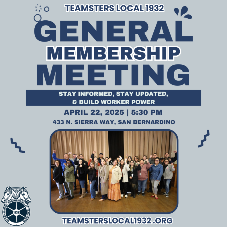 Teamsters Local 1932 — Inland Empire Union